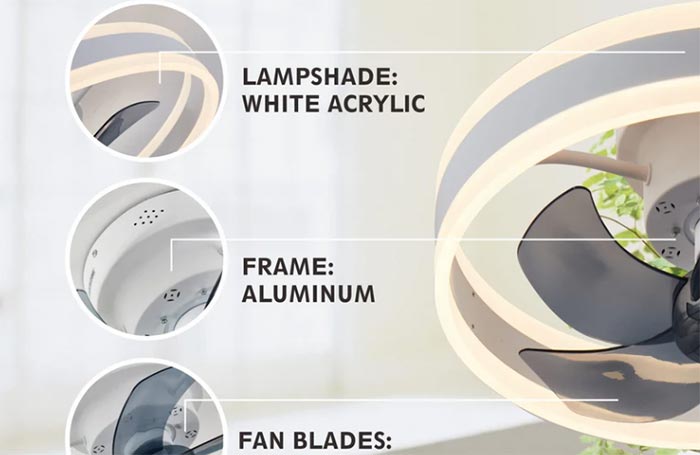 What size ceiling fan for a small room? – Orison Smart Home