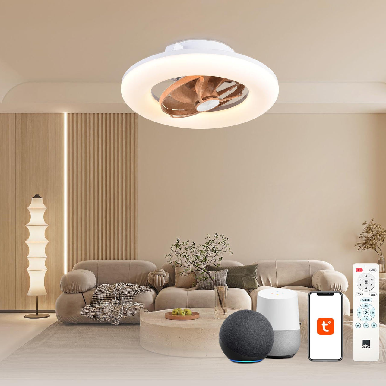 Orison Ceiling Fan With RGB Lights | This Smart Ceiling Fan Is Amazing ...