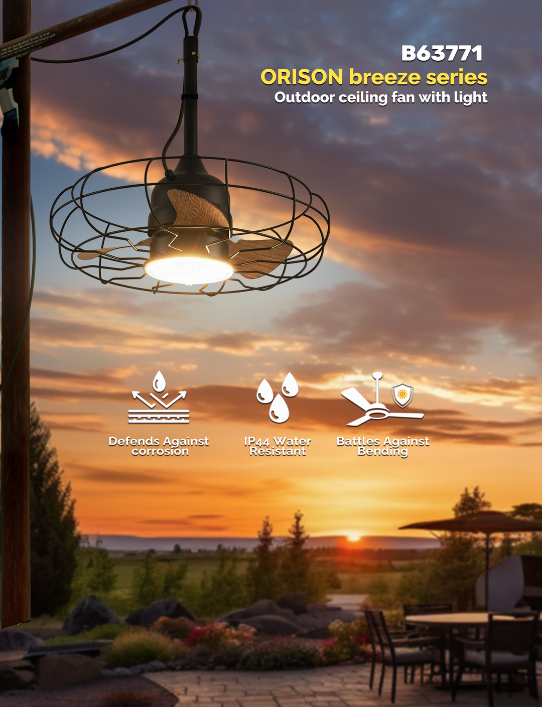 Ceiling Fans With Lights |Top Ceiling Fan Options - Shop Now – Orison ...