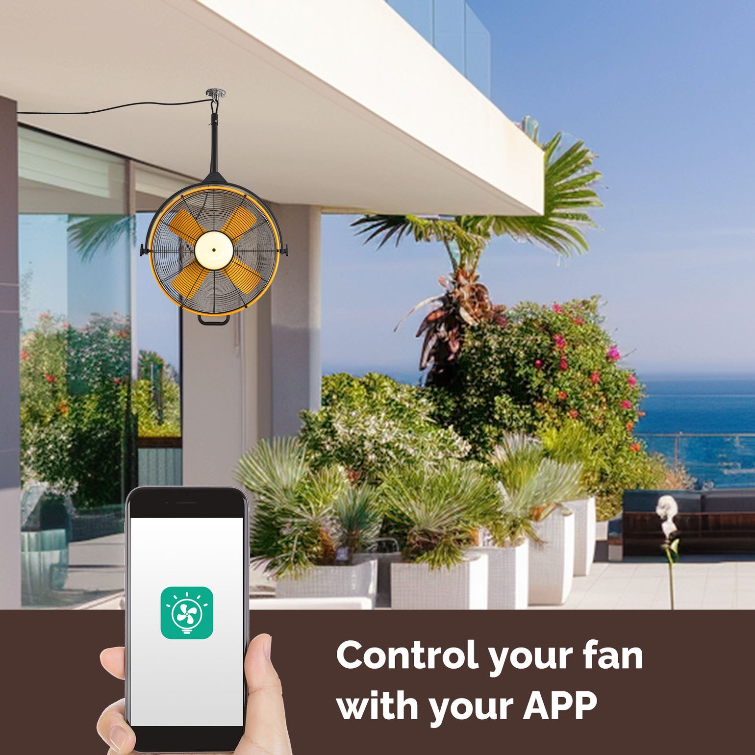 24.8" Orison Outdoor Ceiling Fan - Shop Now | Orison Smart Home