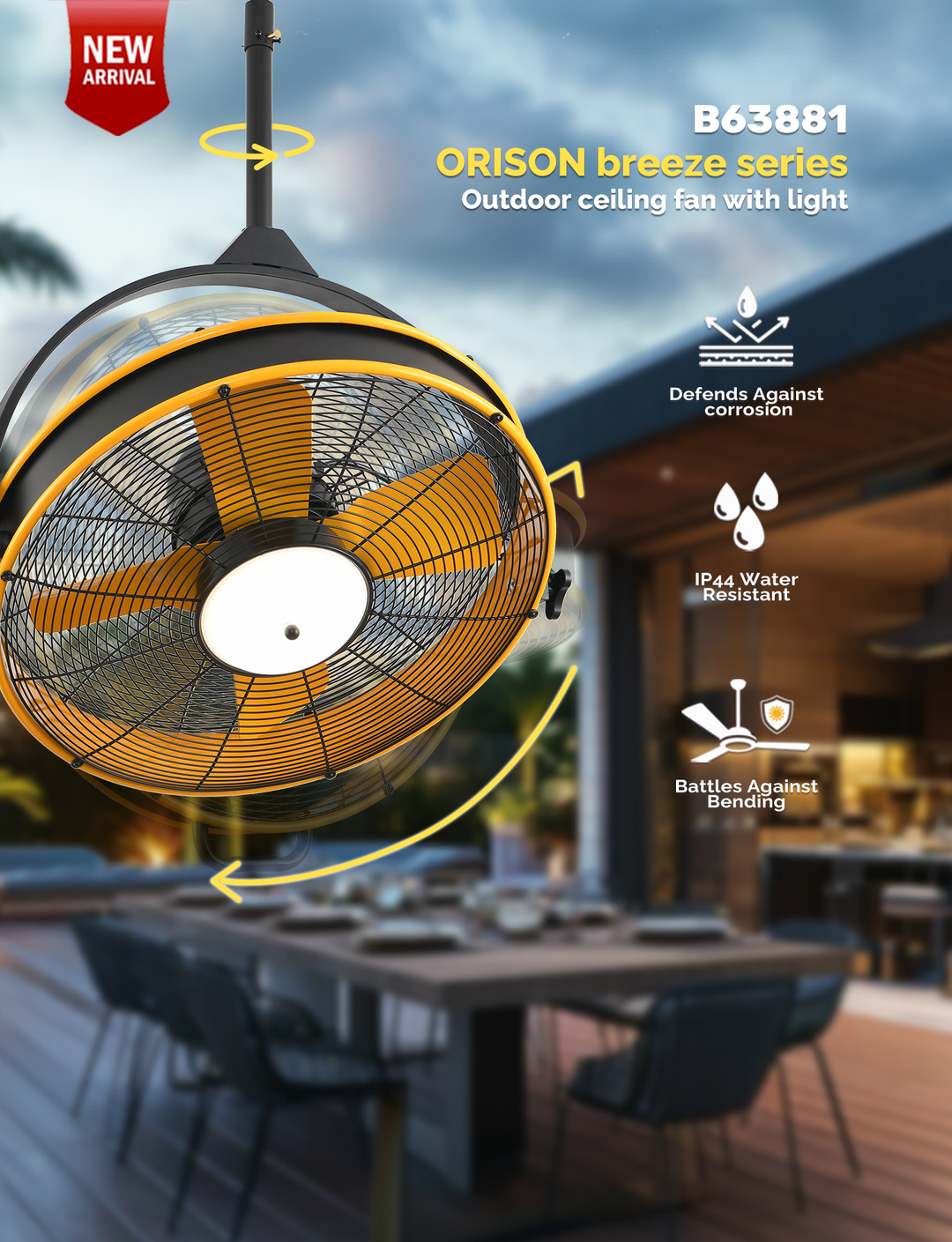 Ceiling Fans With Lights |Top Ceiling Fan Options - Shop Now – Orison ...